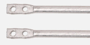 Earth lead-in rod double point hot dip galvanized steel (St/tZn ...