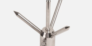 Multiple air terminal rod brass chromium plated (Ms/eChr) « PITTAS ...