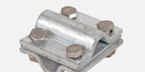 Connector H.T. round conductors Φ16/Φ16 hot dip galvanized steel (St ...