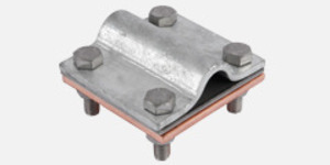 Bimetallic connector H.T. round/tape conductors Φ16 (St/tZn) | 40 (Cu-E ...